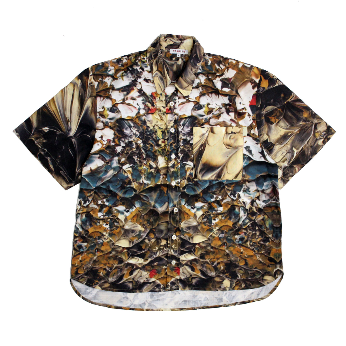 Braille Button Up (Real Paint Cotton Ripstop) – dertbag